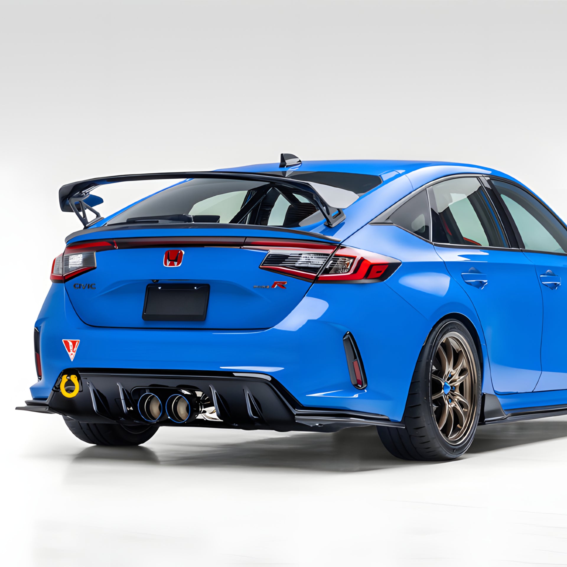 EVS Tuning Carbon Rear Side Fins (FL5 Civic Type R) · Hybrid Racing