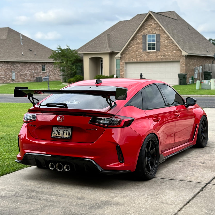 Garage Unique Carbon Fiber Rear Wing (23+ Civic Type-R) · Hybrid Racing