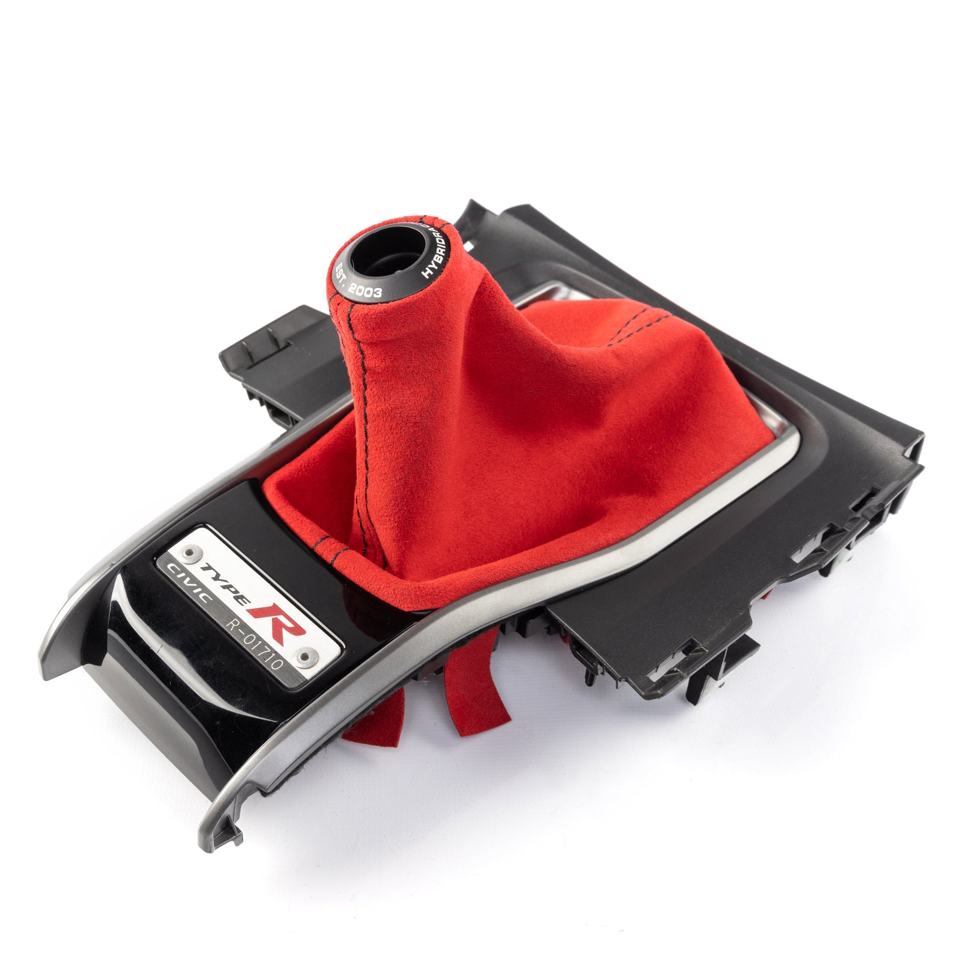 Hybrid Racing Alcantara Shift Boot for 16-21 Honda Civic · Hybrid Racing