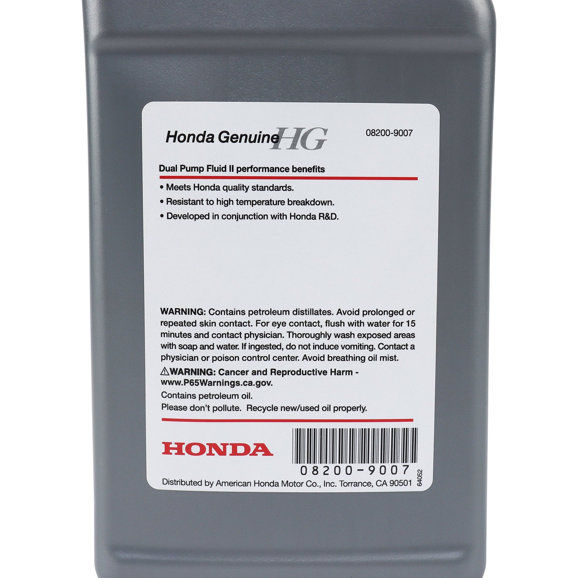 Honda Genuine Dual Pump II Differential Fluid · Hybrid Racing
