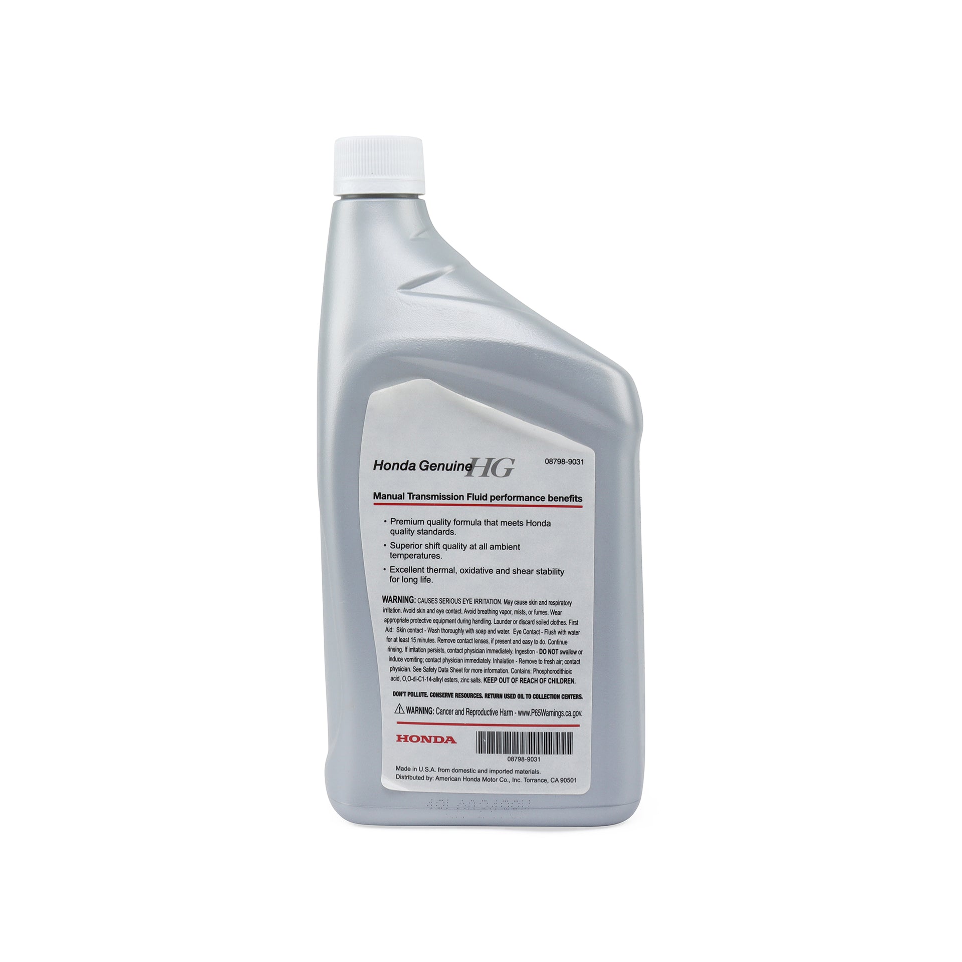 Honda Genuine Manual Transmission Fluid 08798-9031 · Hybrid Racing