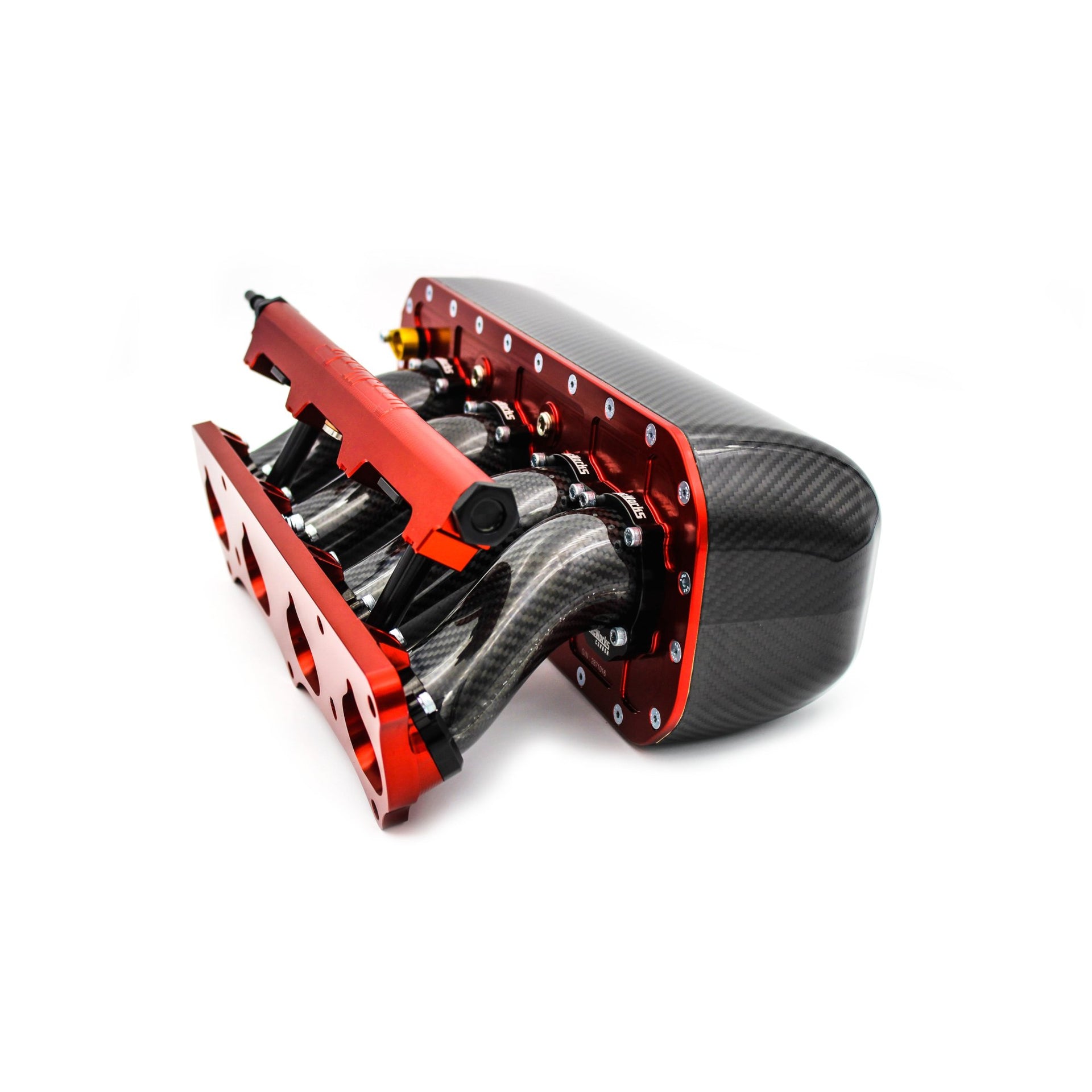 PracWorks K-Series Carbon Intake Manifold · Hybrid Racing