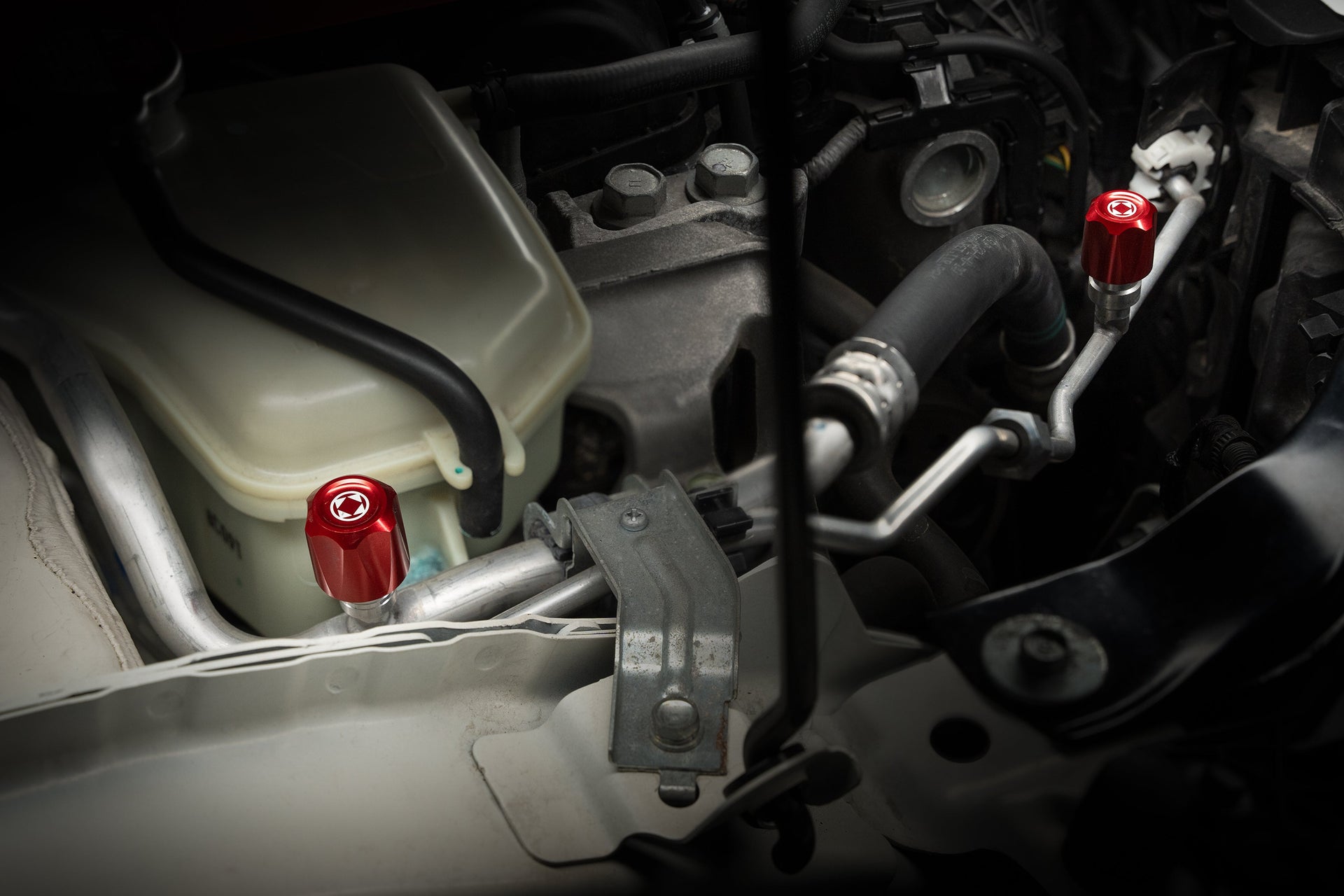 Verus Engineering 10th Gen Civic AC Line Cap · Hybrid Racing